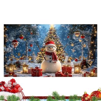 Generico Garagentorbanner, gro&szlig;e Weihnachtsdekoration f&uuml;r den Au&szlig;enbereich, 30 x 180 cm, langlebig, f&uuml;r, Hof, Wand, Haus, Hof, B&uuml;ro, Innenveranstaltung