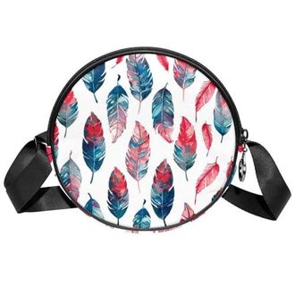 Generic Sac &agrave; bandouli&egrave;re Circle pour femme, petit sac &agrave; bandouli&egrave;re avec fermeture &eacute;clair et bretelles r&eacute;glables style d&eacute;contract&eacute; pour femmes et filles