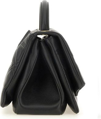 Vivienne Westwood Womens Sibyl Handbag Black Lamb Handbags Hand Bags