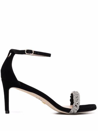 Stuart Weitzman sandales Nudist Curve - Noir