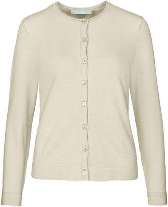 bianca Strickjacke RANIS in trendigem Feinstrick mit Lurex-Details