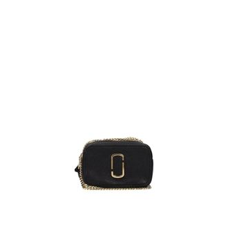 Marc Jacobs Schwarze Leder Umh&auml;ngetasche mit Rei&szlig;verschluss - - Bags - Damen - Schwarzk - ONE SIZE