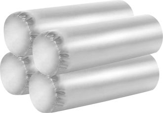 Generic Luxus-Satin-Kissenbez&uuml;ge f&uuml;r Nackenrollen, seidig weiche, runde Nackenrollenbez&uuml;ge mit verstecktem Rei&szlig;verschluss zur Unterst&uuml;tzung der Halswirbels&auml;ul