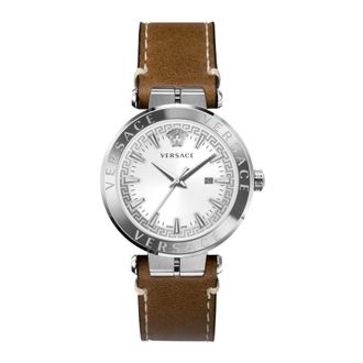 Versace Aion 44 mm Uhr - - Accessories - Herren - Braun - ONE SIZE