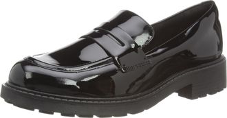 Clarks Damen Orinoco2 Penny Loafer, Black Patent, 36 EU