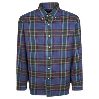 Polo Ralph Lauren Homme, Chemises, Bleu, Taille: S Chemise Sport Tiss&eacute;e