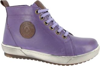 Andrea Conti Lacets pour Femme Bottine, Lilas, 36 EU