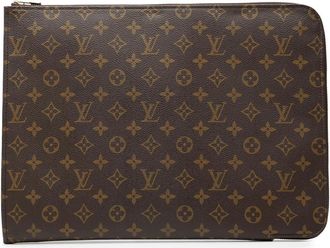 Louis Vuitton Crossbody Bags - Monogram Poche Documents Portfolio - Gr. unisize - in Braun - f&uuml;r Damen