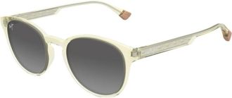 Maui Jim Hiehie Runde Sonnenbrille - - Accessories - unisex - Wei&szlig; - 50 MM