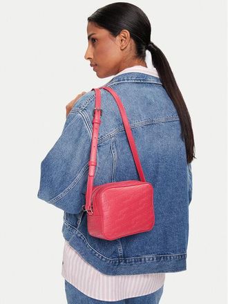 Tommy Jeans Handtasche Tjw Must Aop Camera Bag AW0AW17865 Dunkelrot
