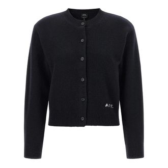 A.P.C. Lila Strickjacke - - Knitwear - Damen - Blau - XS