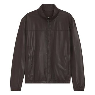 HUGO BOSS Homme, Vestes, Brun, Taille: M Veste en cuir