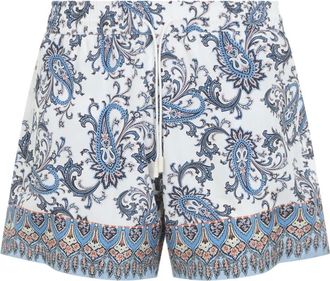 Etro Femme, Shorts, Bleu, Taille: 40 FR Roma Swim Shorts