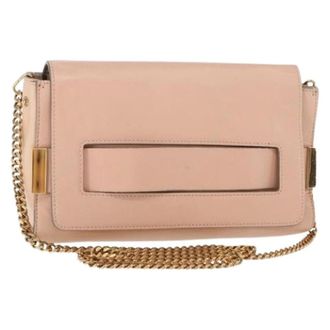 Chlo&eacute; Pre-owned Elle Chain Clutch - - Pre-owned - Damen - Rosa - ONE SIZE