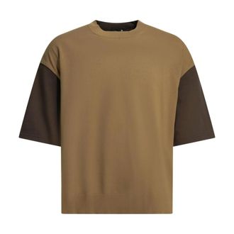 Comme Des Gar&ccedil;ons Colorblock T-Shirt - - Tops - Herren - Braun - L