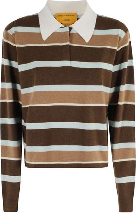 Guest In Residence Femme, Pulls, Multicolore, Taille: 40 FR Cropped Stripe Rugby