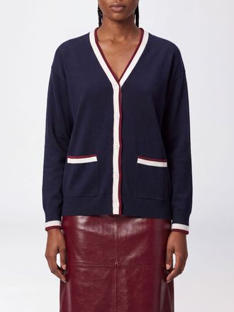 Max Mara S Max Mara Cardigan &agrave; encolure en V avec finitions contrastantes