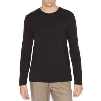 A|X Armani Exchange Herren 8nzm77 Langarmshirt, Schwarz, XXL