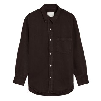 Citizens Of Humanity Carter Hemd mit geschwungenem Saum - - Blouses & Shirts - Damen - Braun - M