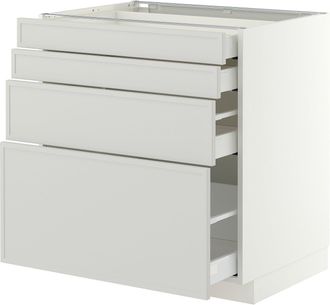 IKEA METOD / MAXIMERA Unterschr., 4 Fronten/4 Schubladen