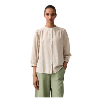 Marc O'Polo Shirts > Shirts - - Blouses & Shirts - Damen - Beige - M