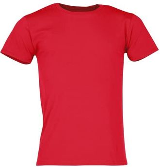 Fruit Of The Loom T-Shirt Iconic - Homme (2XL) (Rouge)
