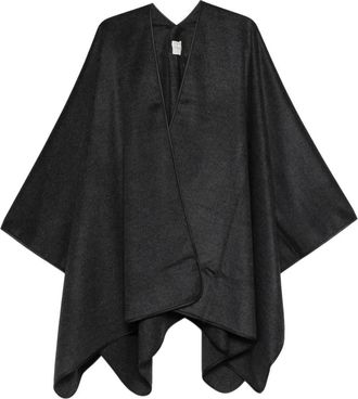 Toteme flannel piped cape - Grau