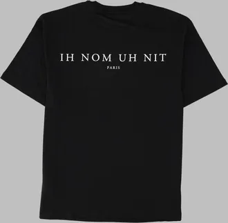 Ih Nom Uh Nit Graphic Print T-Shirt - Black