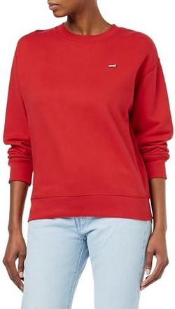 Levi's Femme Standard Crew, Script Red, XS