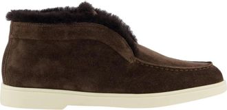 Santoni Stiefel - Dames Fortune Donna Fur Bruin - Gr. 36 (EU) - in Braun - für Damen