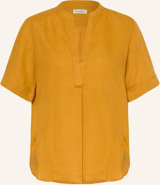 Marc O'Polo Marc Opolo Blusenshirt Aus Leinen gelb
