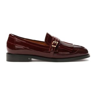 Kazar Burgunderrote Lacklederschuhe mit Quasten.Dieses Produkt f&auml;llt gro&szlig; aus. - - Shoes - Damen - Braun - 36 EU