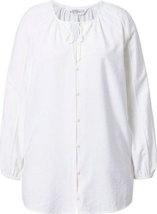 STUDIO UNTOLD Satinbluse Bluse A-Line Flecht-Details