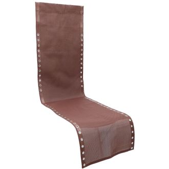 Valiclud Patio Stuhl Ersatzstoff Set Braun mit Importiertem Seil Faltbarer Liegestuhl Reparaturstoff Atmungsaktives Langlebiges Material Einfache Montage Geeig