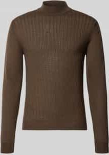 Manuel Ritz Pullover aus Wolle mit Strukturstrick