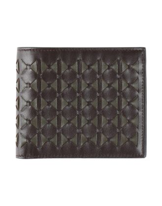 Serapian BILLFOLD 8CC MOSAICO BLACK/AMARANTH