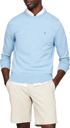 Tommy Hilfiger 1985 Crew Neck Sweater Mw0Mw21316 Pull-Over, Blue (Sleepy Blue), XXL Homme