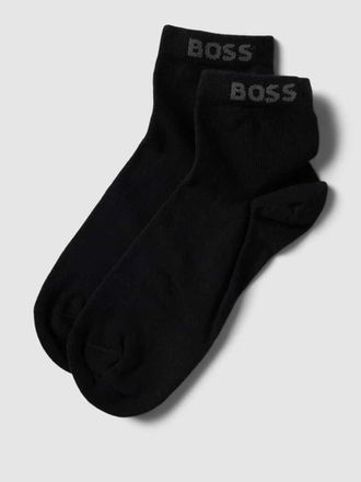 HUGO BOSS Sneakersocken mit Label-Details im 2er-Pack