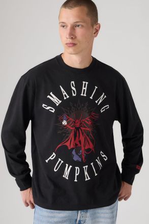Levi's T Shirt De Groupe Manche Longue Smashing Pumpkins - Homme - Noir / Smashing Pumpkins_Caviar - 2XL