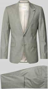 Roy Robson Slim Fit Anzug aus Schurwoll-Mix mit 2-Knopf-Sakko