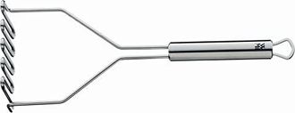 WMF Profi Plus Kartoffelstampfer Edelstahl 29 cm, Cromargan Edelstahl teilmattiert, spülmaschinengeeignet