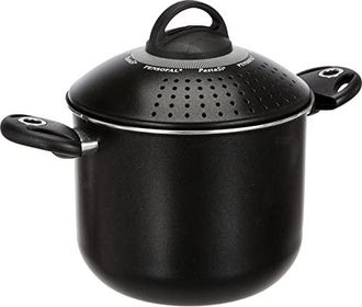 Pensofal Serie Biostone, Topf Pastasì 5 Litri - 20 cm Schwarz