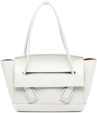 Bottega Veneta Shopper - Medium French Calfskin The Arco Tote - Gr. unisize - in Wei&szlig; - f&uuml;r Damen
