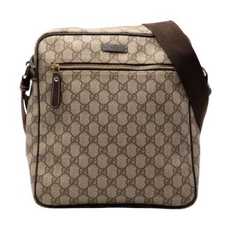 Gucci Sac bandouli&egrave;re imprim&eacute; doccasion - unisex - Pre-owned - Brun - Taille: ONE Size
