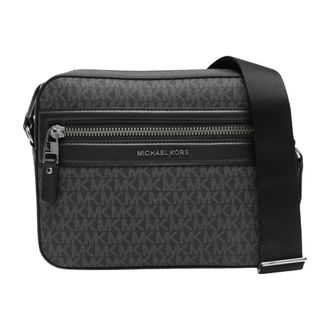 Michael Kors Sac bandouli&egrave;re Jet Set &agrave; logo signature - Homme - Sacs - Noir - Taille: ONE Size