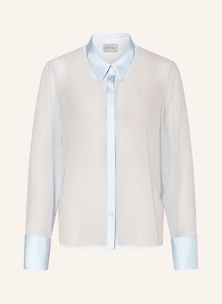 Gestuz Hemdbluse Gzchif Mit Abnehmbarer Schluppe blau