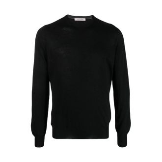 La Fileria Round-Neck Strickwaren - - Knitwear - Herren - Schwarzk - 3XL