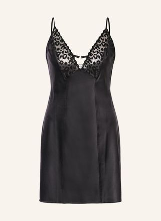 Chantelle Neglig&eacute; Girls Aus Satin schwarz