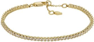 Fossil Damen-Gliederarmband All Stacked Up Metall goldfarben, JA7214710