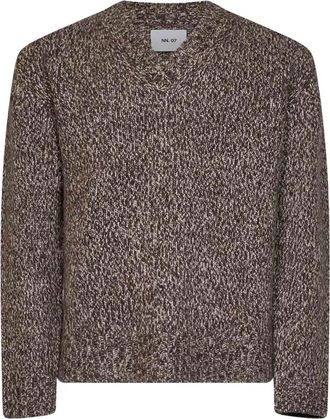 Nn.07 Nn07, Herren, Strickwaren, Braun, XLGr&ouml;&szlig;e
